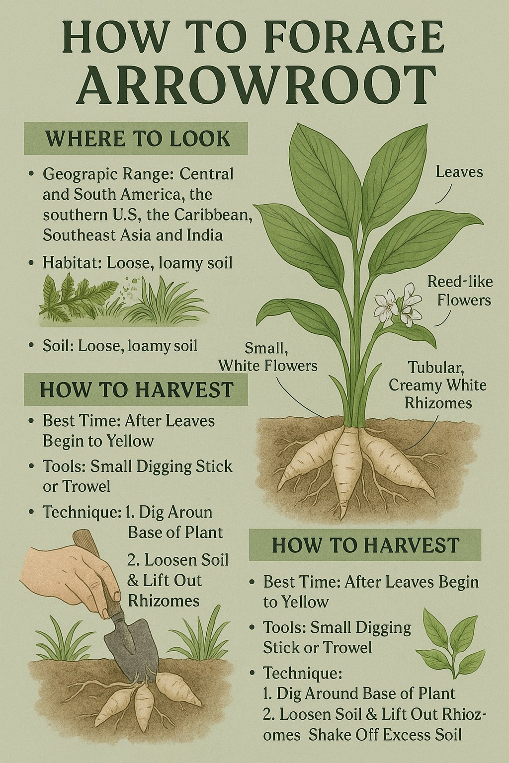 Arrowroot - The Lost Herbs