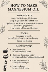 How to Make Magnesium Oil - The Lost Herbs