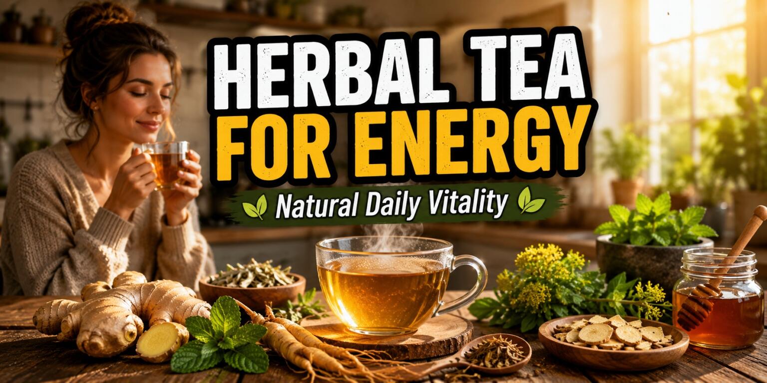 Supporting Steady Vitality with Herbal Tea for Energy - The Lost Herbs